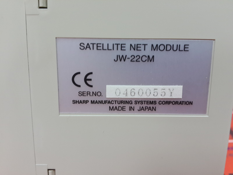 SHARP JW-22CM SATELLITE NET MODULE - PLC DCS SERVO Control MOTOR POWER SUPPLY IPC ROBOT